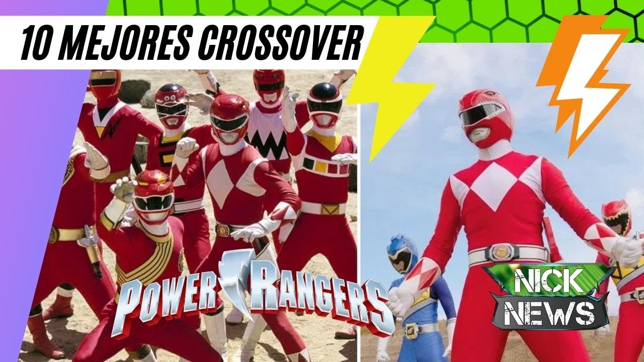 10 MEJORES CROSSOVER DE POWER RANGERS - YouTube