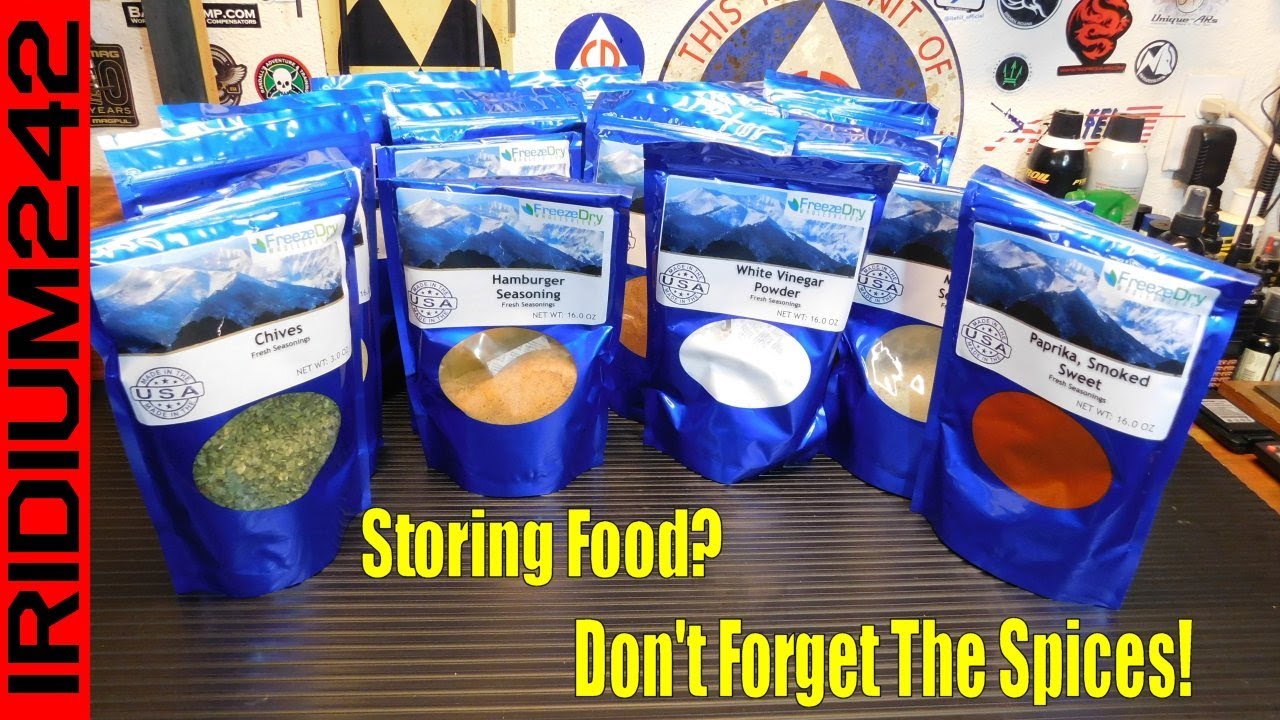 Keep It Spicy And Tasty! Long Term Storage Bulk Spice Variety Box - YouTube