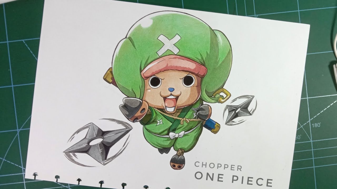 Drawing Chopper in Wano Arc l ninja l anime Drawing l One Piece Chopper ...