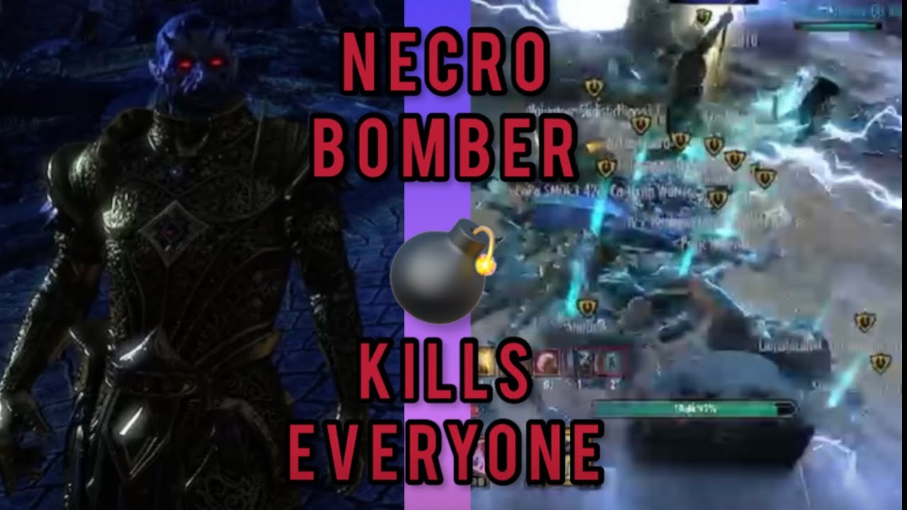 ESO PvP: Necro Bomber kills Cyrodiil 💣🔥 - YouTube