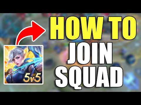 How To Join Squad in Mobile Legends 2026