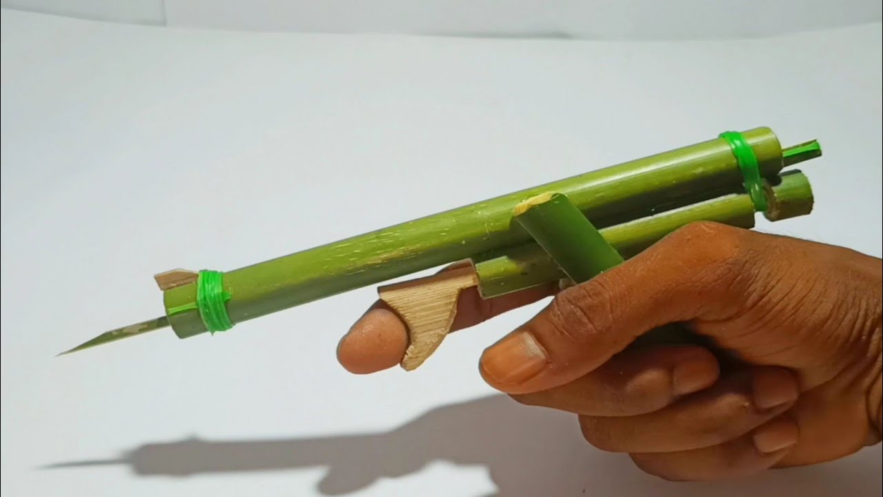 Making Arrows From Bamboo || How to Make a Bamboo Catapult At Home ...