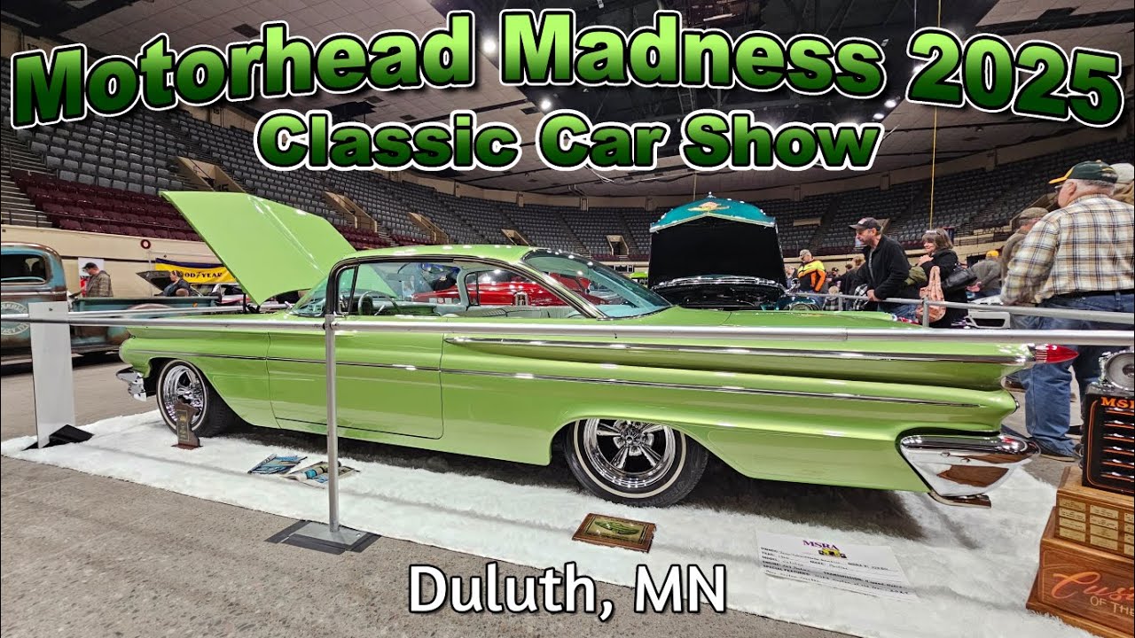 AWESOME CLASSIC CAR SHOW !! Motorhead Madness 2025 Duluth, MN - hot ...
