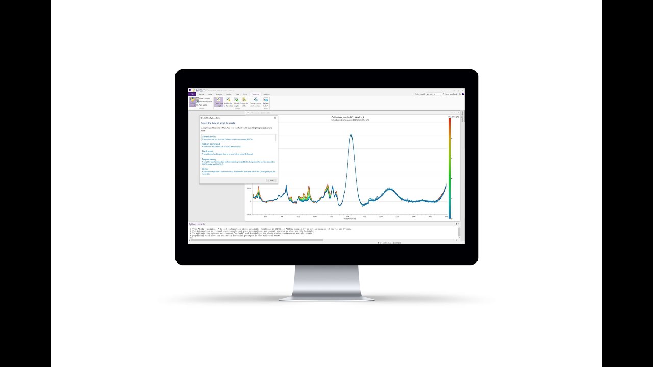 SIMCA 18 Python scripting overview - YouTube