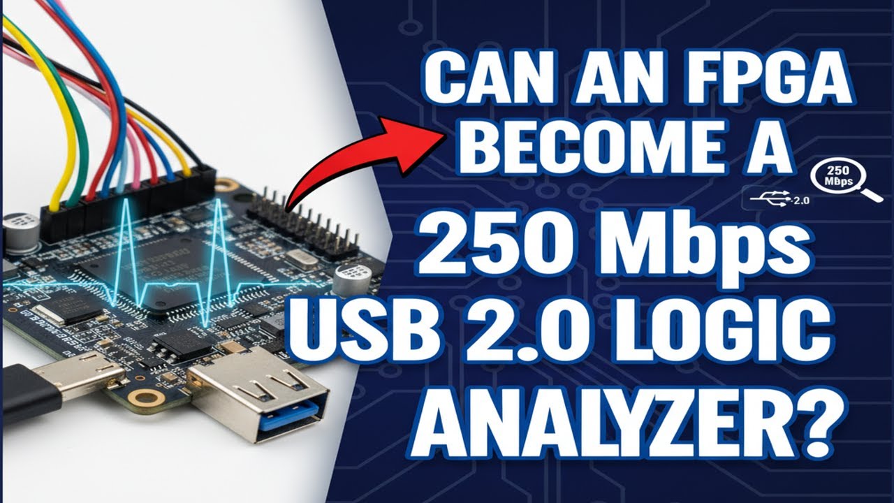 Can an FPGA Become a 250 Mbps USB 2.0 Logic Analyzer? |Verilog - YouTube