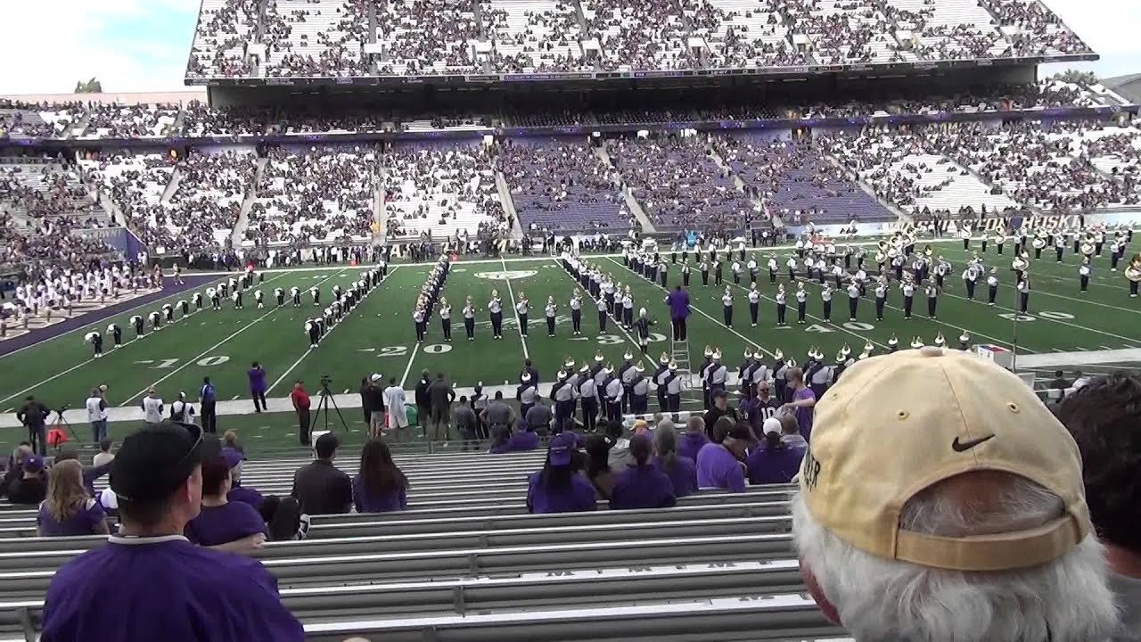 UW Husky Marching Band UW vs. Utah State 9/19/15 - YouTube
