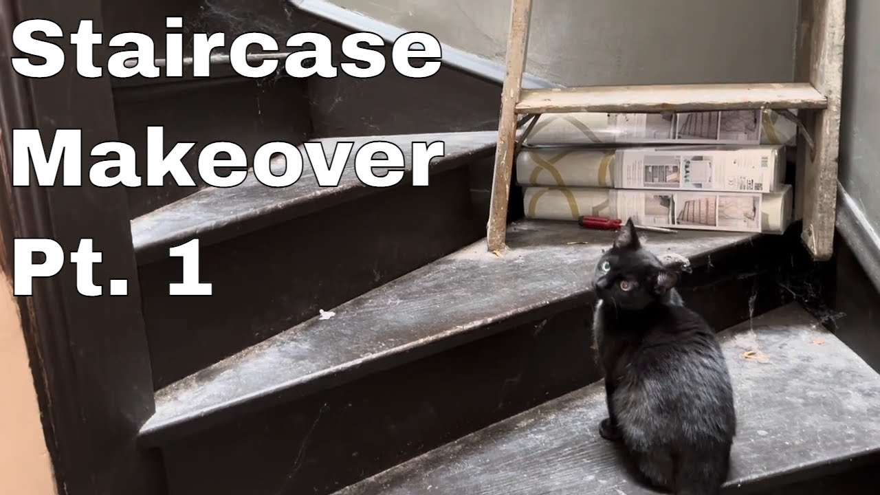 Room Makeover Fail?? Hallway/Staircase Transformation Part 1 - YouTube