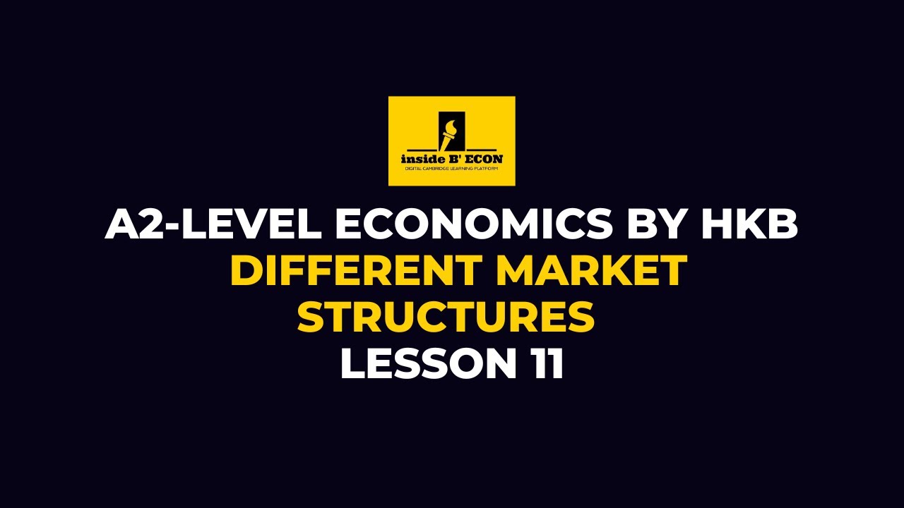 A2-Level Economics | Understanding Different Market Structures | Lesson ...