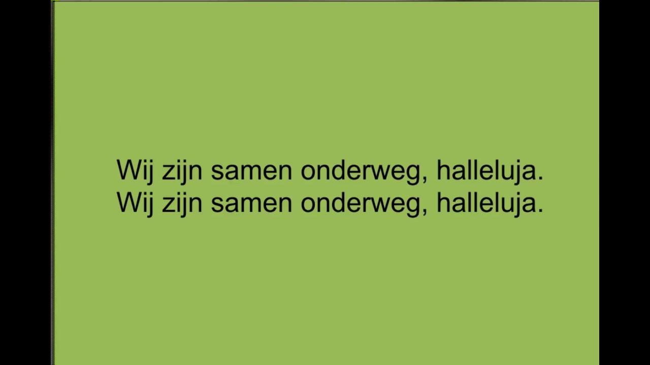 Wij zijn samen onderweg - YouTube