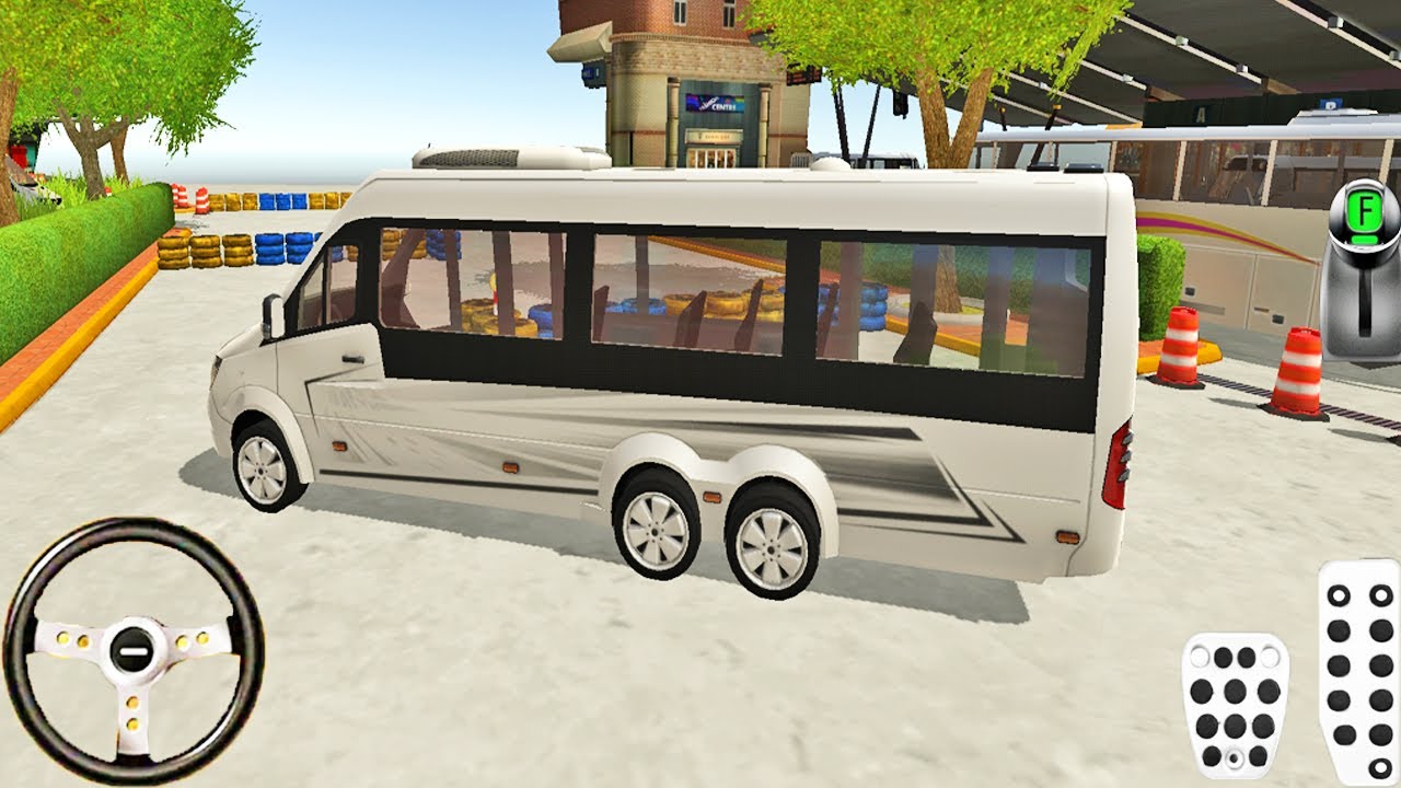 Mini Indonesia School Bus Parking School Game - Bus Parking Game - Bus ...