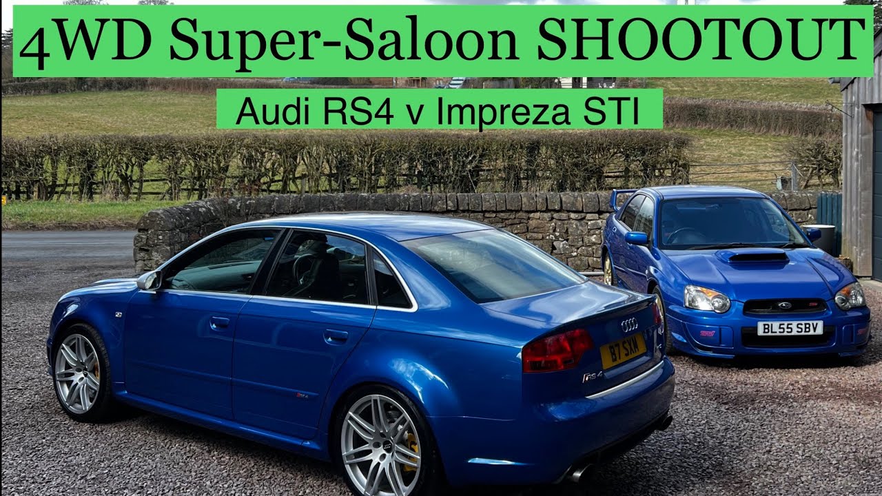 £15k 4WD Super Saloon SHOOTOUT: Audi RS4 v Impreza STI - who will be ...