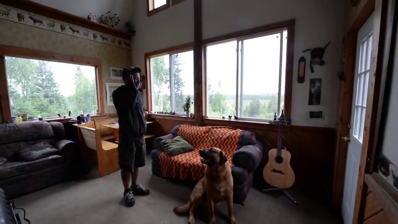 Off The Grid In Alaska Tiny Home Cabin - YouTube