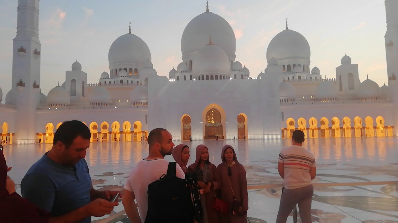 Visit sheikh Zayed masjid Abu Dhabi UAE - YouTube