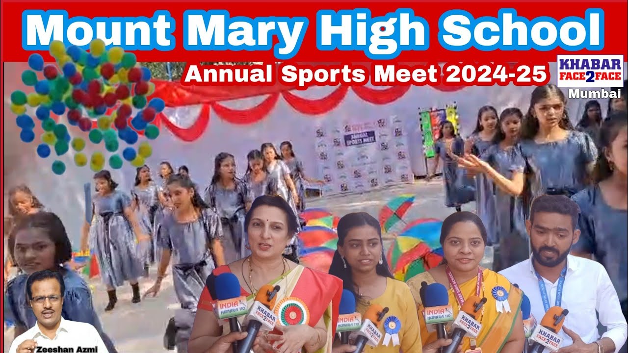 Mount Mary High School's Annual Sports Meet 2024-25 । Primary and ...