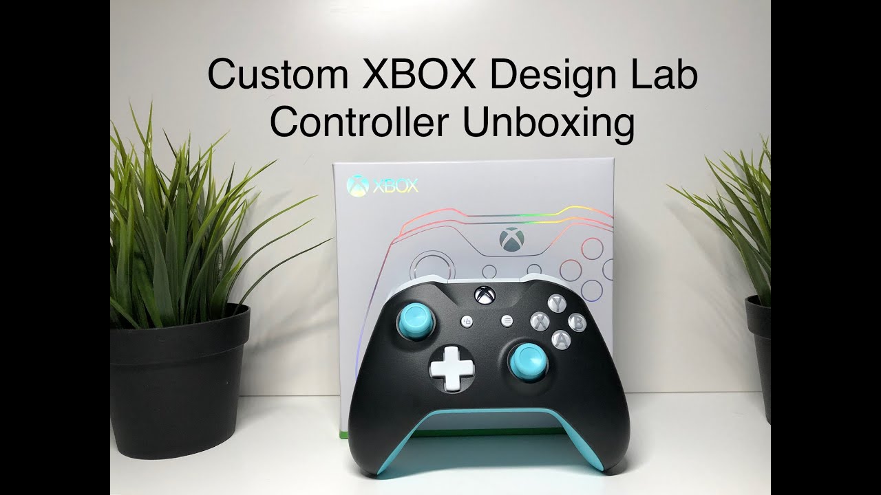 Custom XBOX DesignLab Controller Unboxing - YouTube