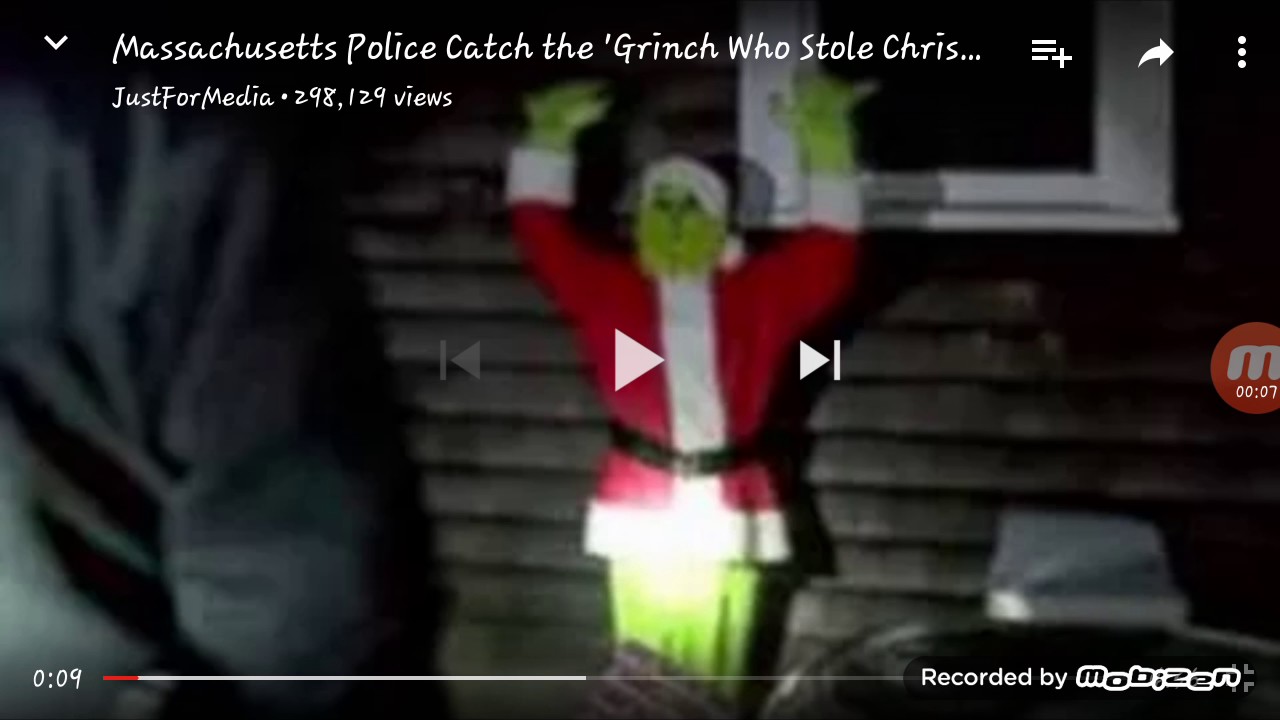 Mr. Grinch go to jail - YouTube