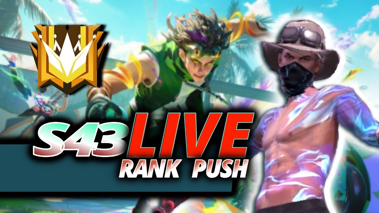 FFM LIVE RANK PUSH WITH VERMA | BR SEASON 44 LIVE RANK PUSH | VERMAGAMING - YouTube