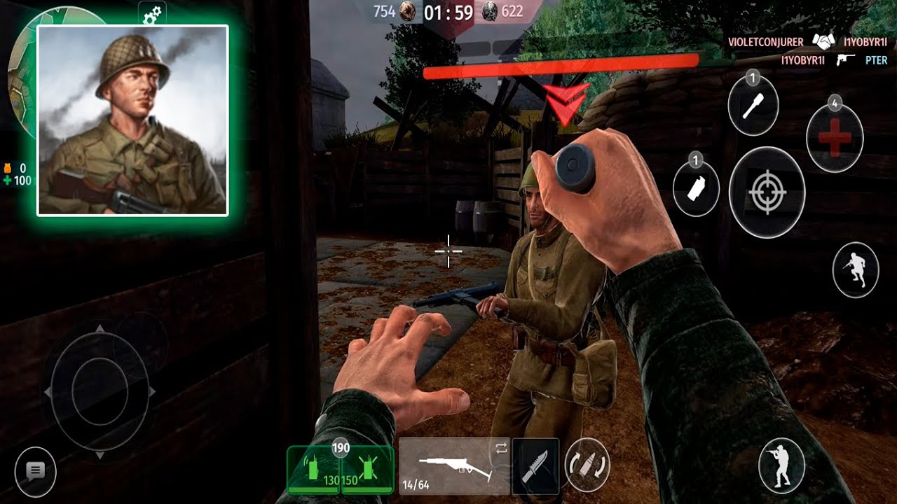 World War 2 - Battle Combat Android Gameplay [1080p/60fps] - YouTube