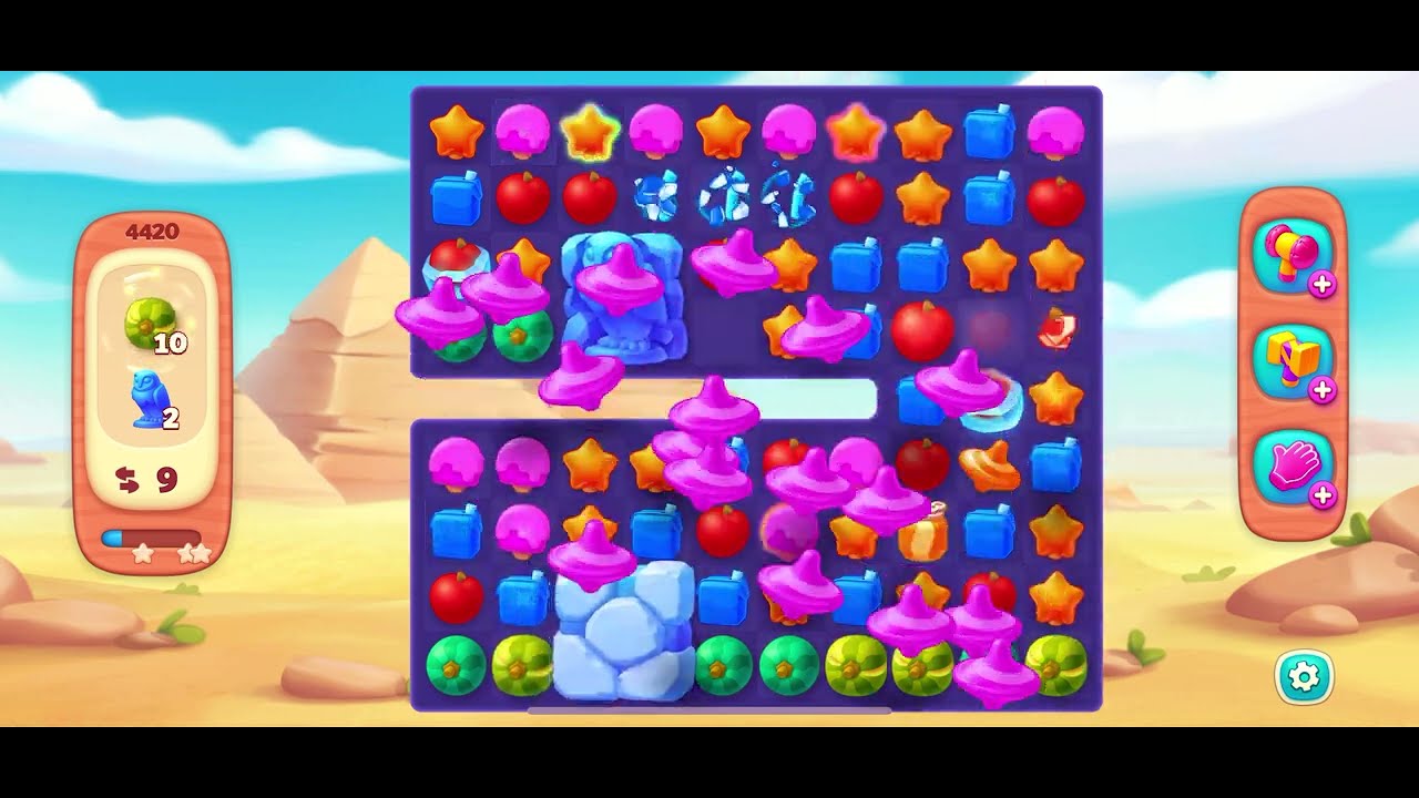 Wildscapes Level 4420 HD Walkthrough 3 match puzzle | android | GameGo Game | IOS - YouTube