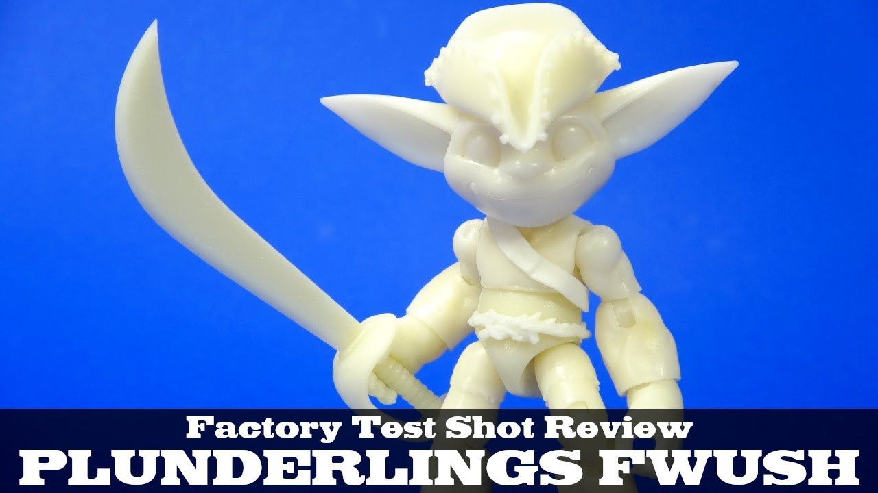 Plunderlings Fwush Factory Test Shot Action Figure Review - YouTube
