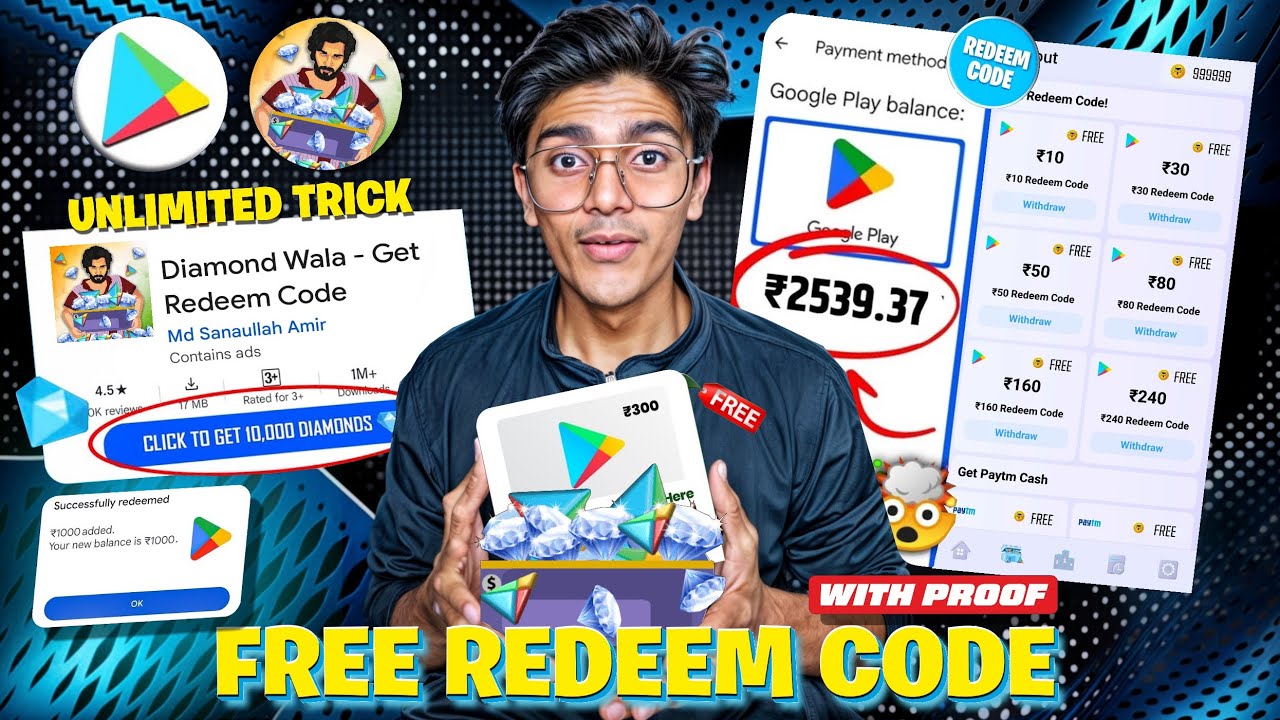 DIAMOND WALA UNLIMITED FREE REDEEM CODES 🔥| UNLIMITED COINS TRICK ...