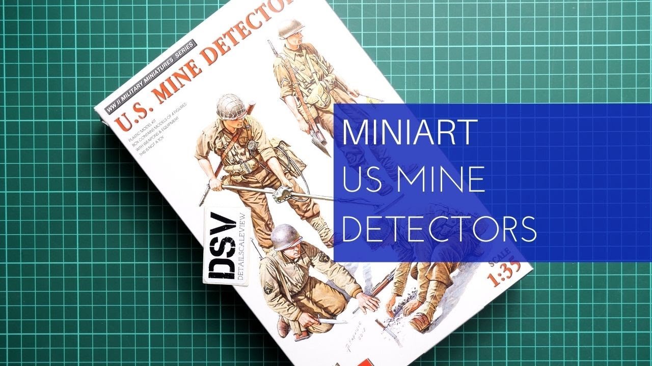 Miniart 1/35 US Mine Detectors (35251) Review - YouTube