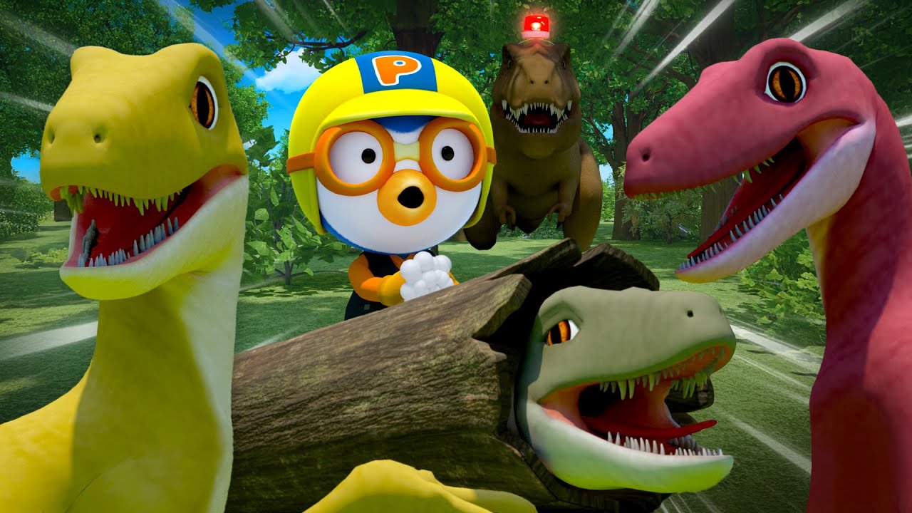 Kartun Anak | Tim Penyelamat Pororo | Pencarian si Dino Kecil | ICONIX ...