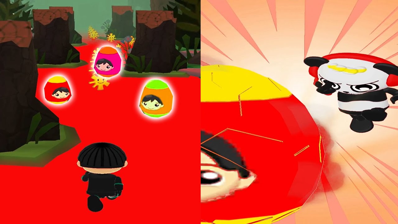 TAG WITH RYAN NIGHT VISION RYAN RUNNING ON LAVA WITH EGG SURPRISE MIX ...