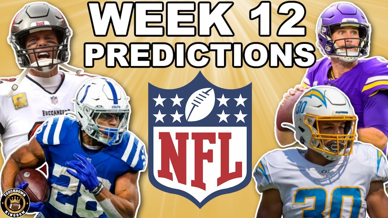 NFL Week 12 Predictions 2021 - YouTube
