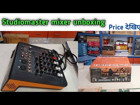 studiomaster 4 channel mixer price ।। studiomaster orb 402 sc mixer ...
