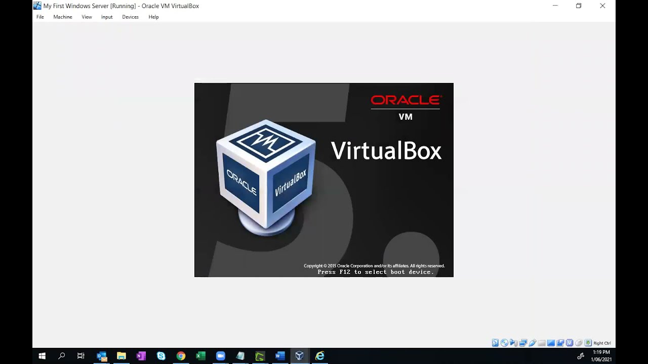 How To Create Windows Server 2019 Virtual Machine Using Oracle VM ...