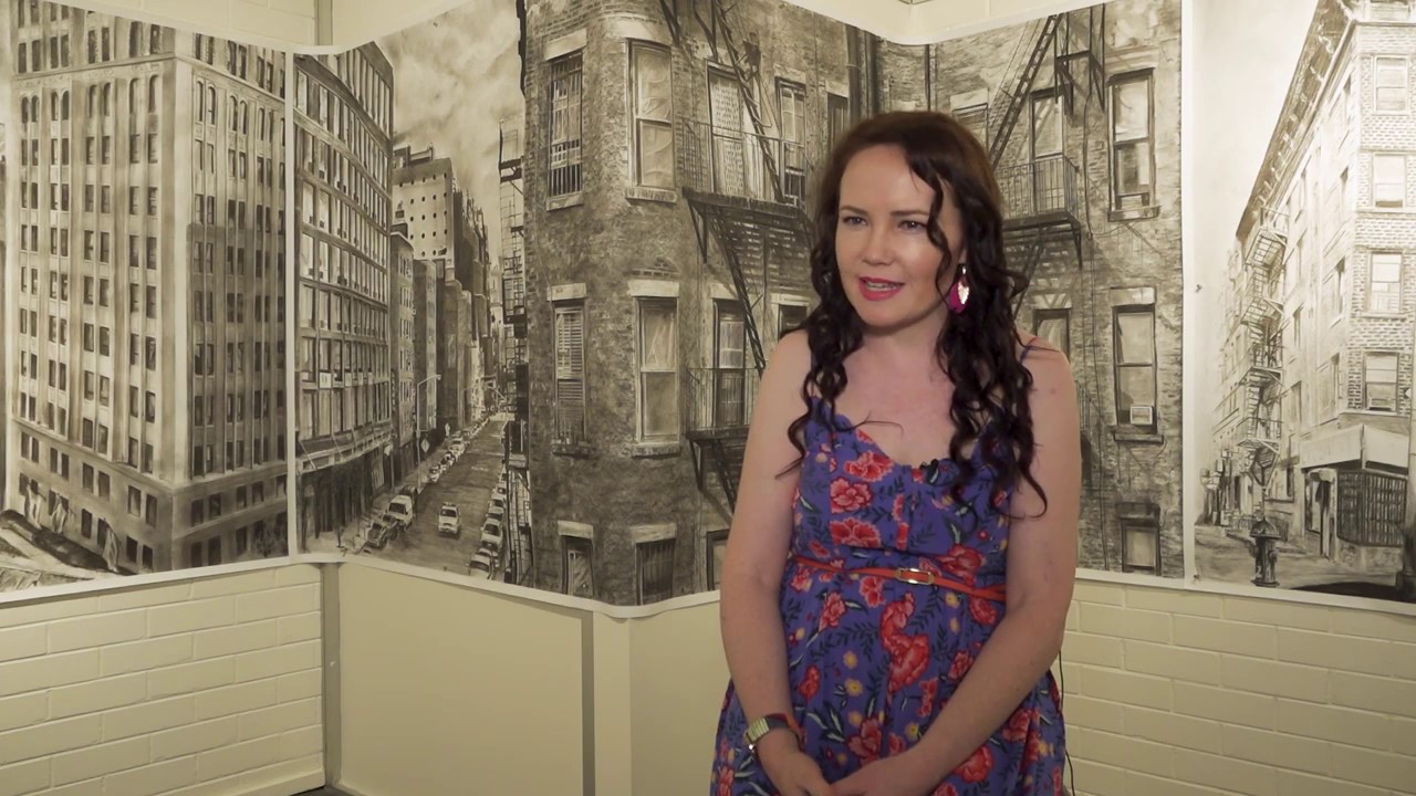 Local Artist Miriam Innes Features Her Charcoal Drawing of New York at ...