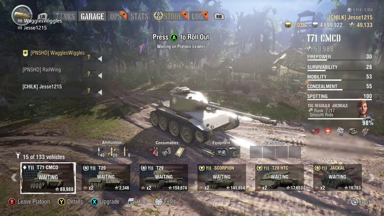 World of Tanks Valor Platooning/tank requests - YouTube