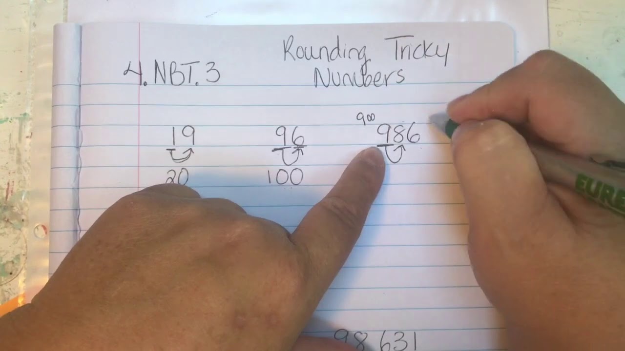 Rounding Tricky Numbers with 9s - YouTube