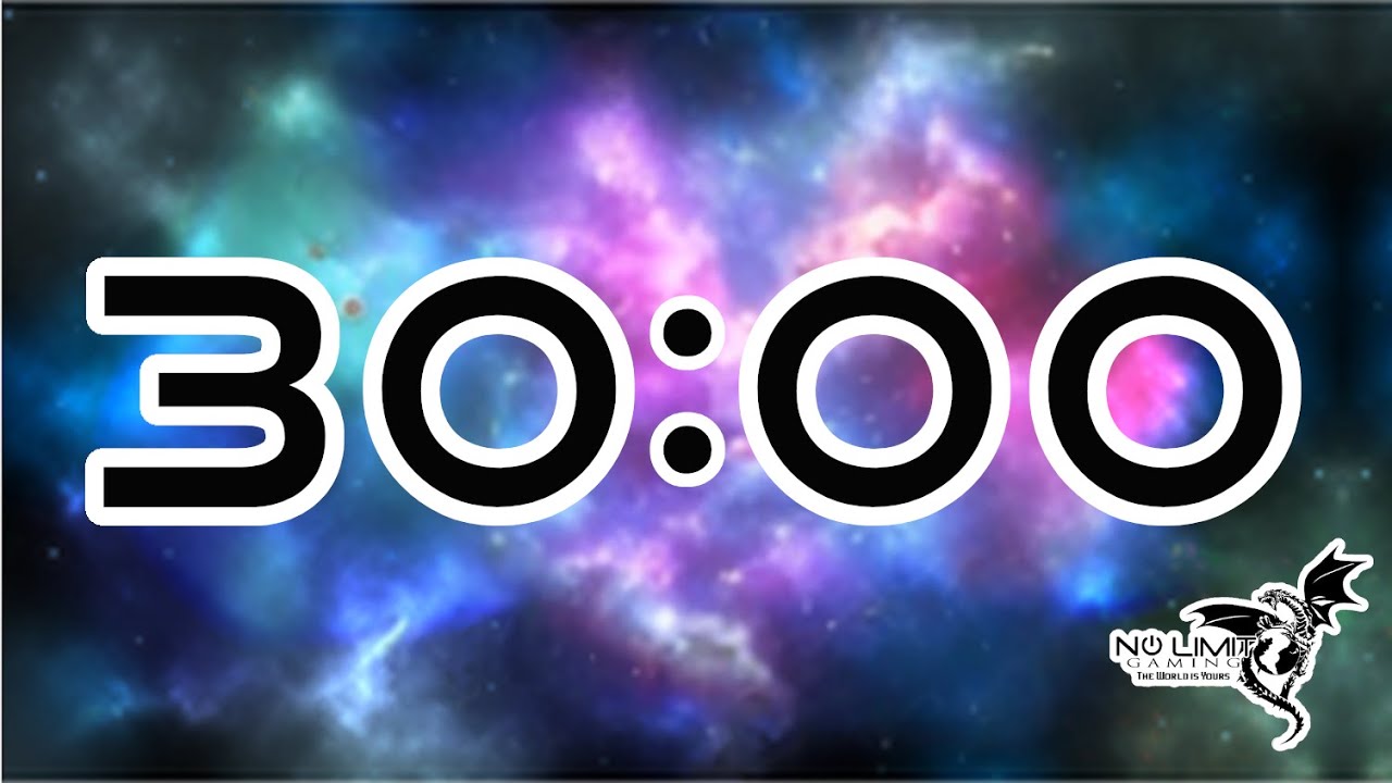 30 Minute Silent Timer Countdown With Gentle Alarm Sounds at 0:00 - YouTube