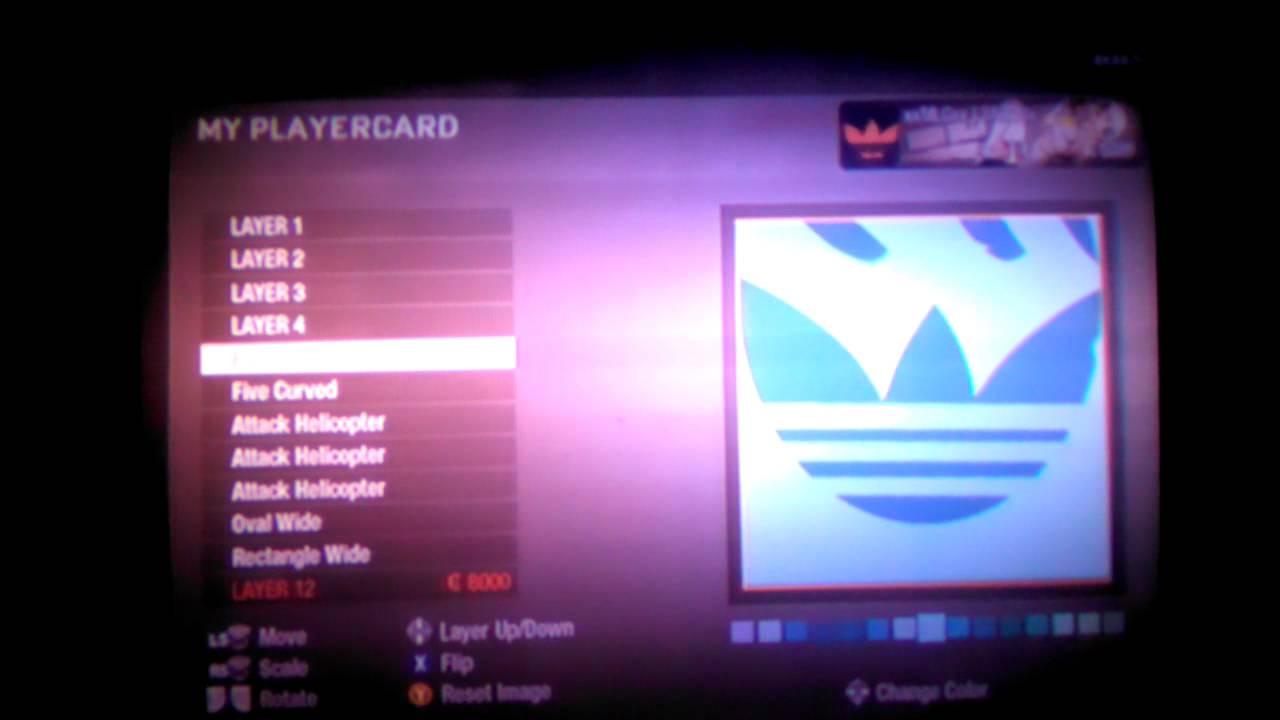 Call of Duty Black ops:Adidas playercard emblem - YouTube