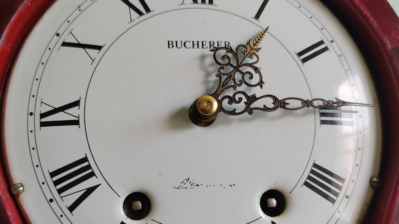 BUCHERER MANTEL TABLE CLOCK REPAIR - YouTube