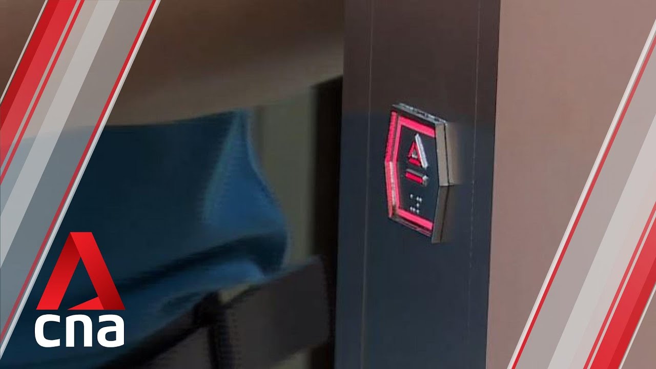 COVID-19: Self-disinfecting coating applied to HDB lift buttons - YouTube