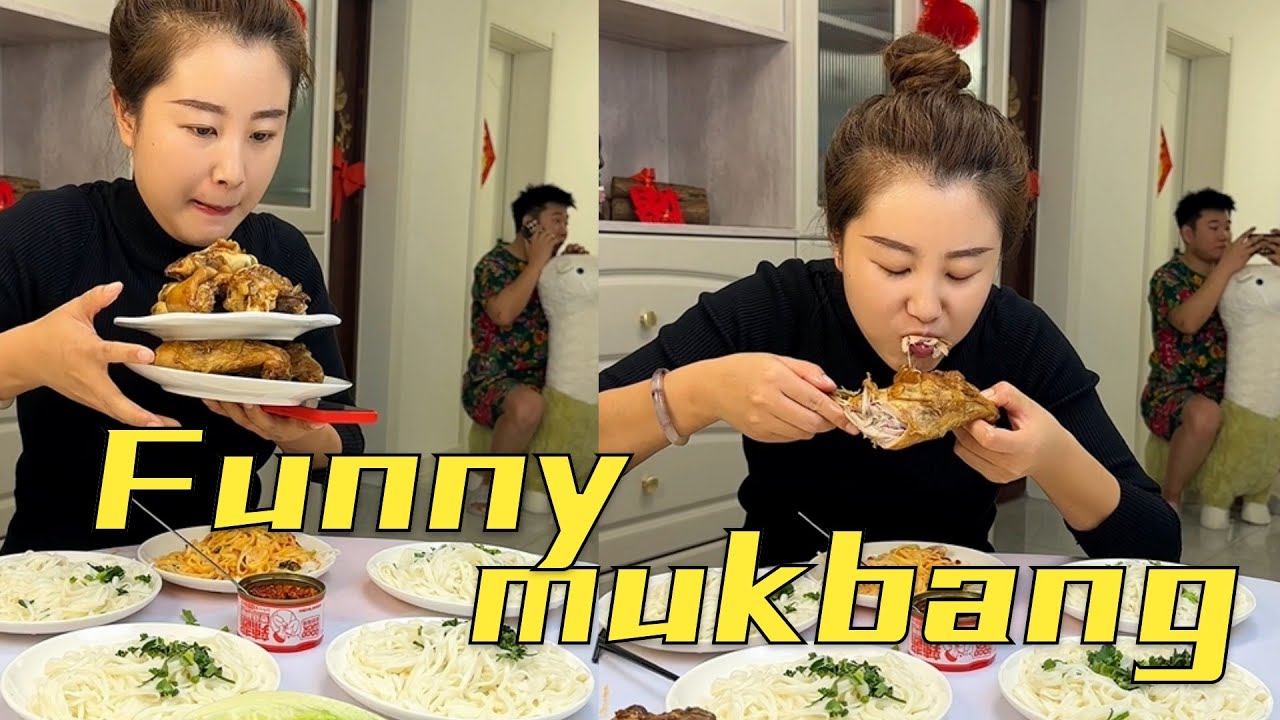 【mukbang】I thought my husband really changed for the better today? # ...