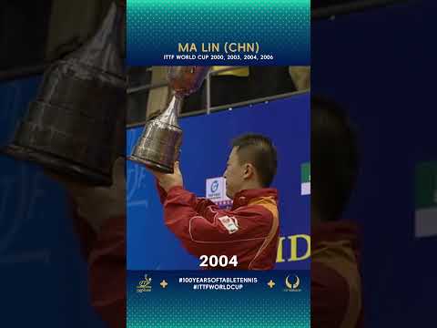 Ma Lin - 4x ITTF World Cup Champion. 🏆