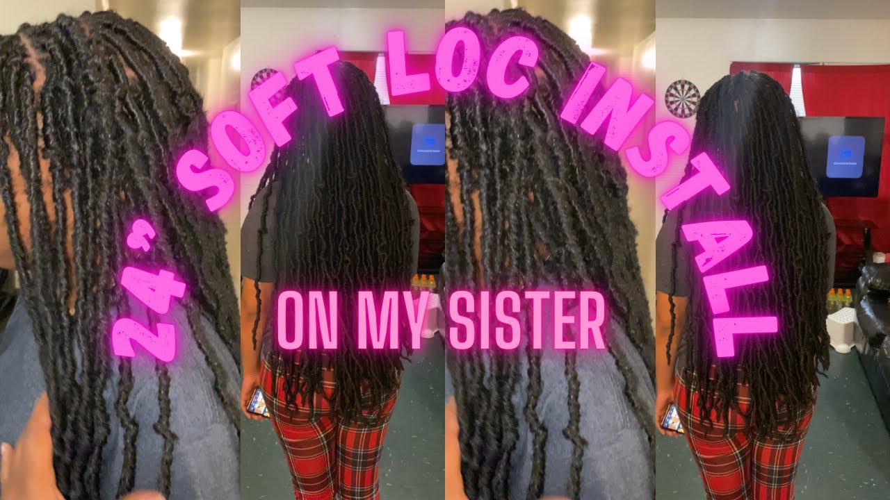 24” Soft Locs Tutorial 🫶🏽 - YouTube