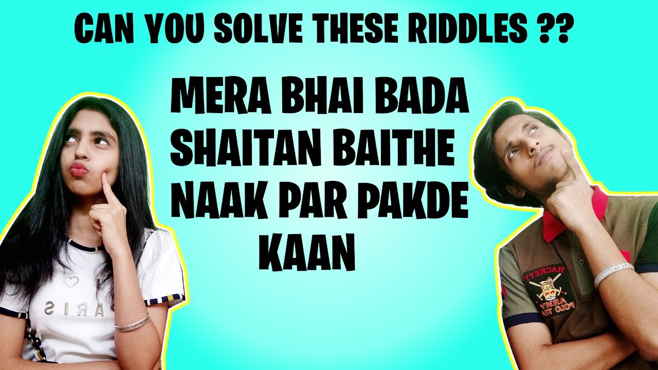 FUNNY PAHELIYAN | Can You Solve These Riddles 😱😱😱 - YouTube