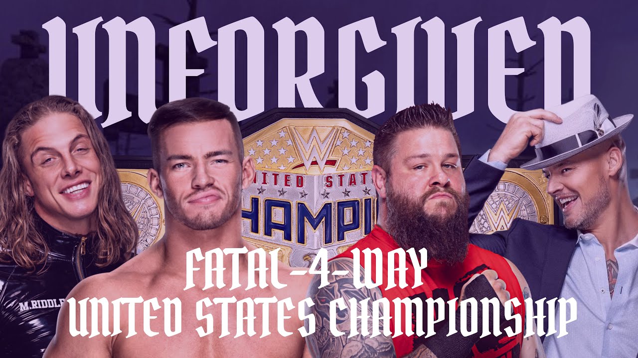 FULL MATCH - Owens vs Riddle vs Theory vs Corbin - United States Title ...