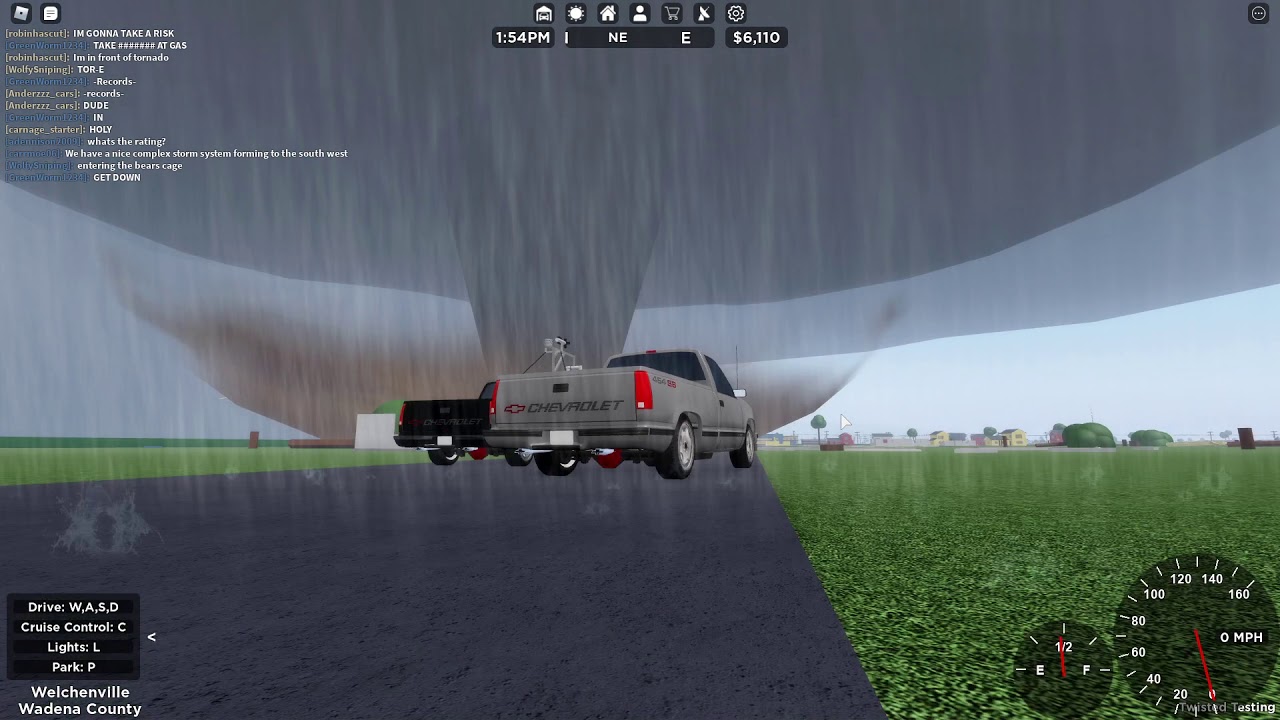 Close To Damaging Tornado in Twisted (Beta Version) - Roblox - YouTube