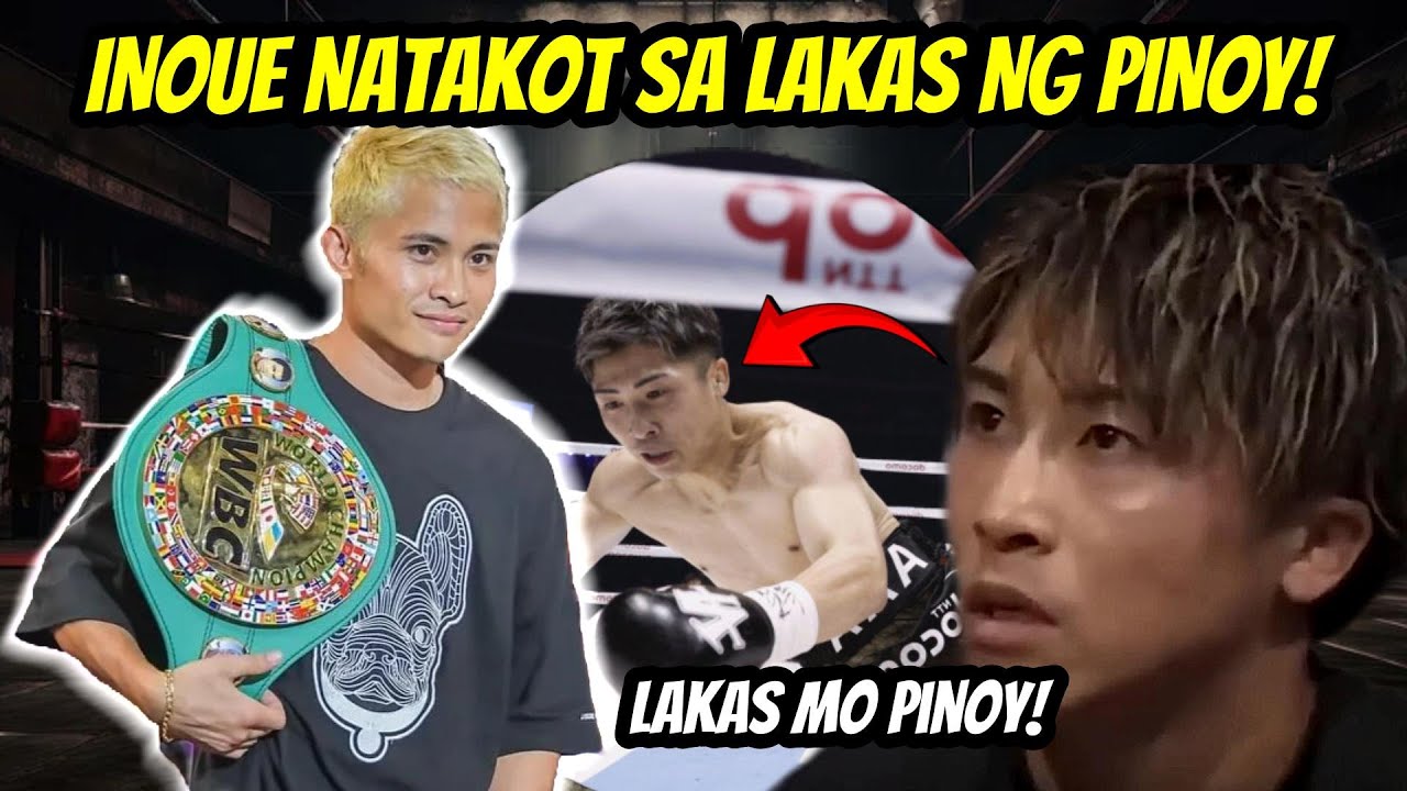 INOUE NATAKOT SA LAKAS NG PINOY | JAPANESE CHAMP HINDE MAKA TAYO - YouTube