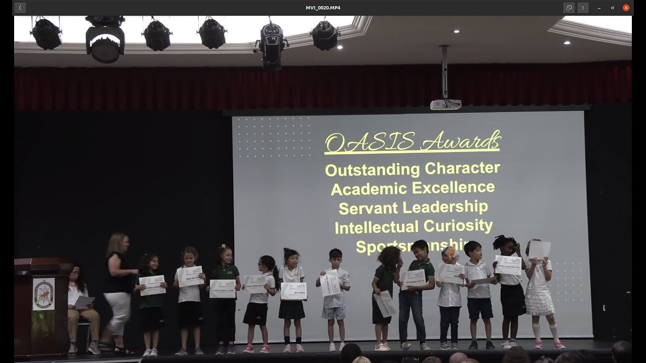 OIS 2023-2024 Lower Elementary Awards Ceremony - YouTube