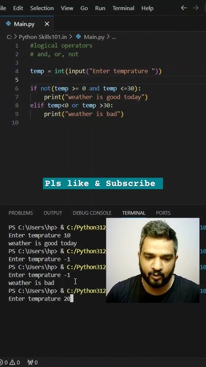 Python Logical Operator Not Python Short Coding Programming Youtube 9637