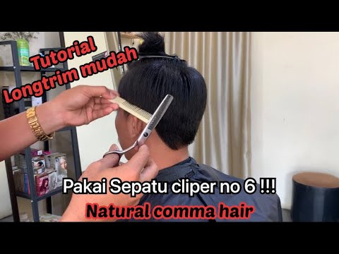 Long trim tutorial | natural comma hair - YouTube