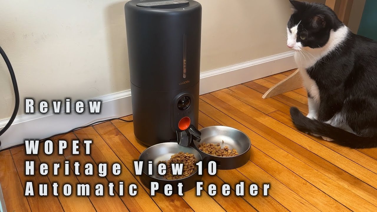 WOPET Heritage View 10 Automatic Pet Feeder - YouTube