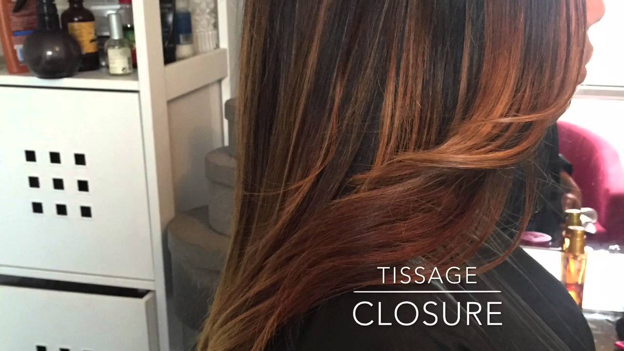 KENINYA VIRGIN HAIR - COLORATION et POSE DE CLOSURE - YouTube